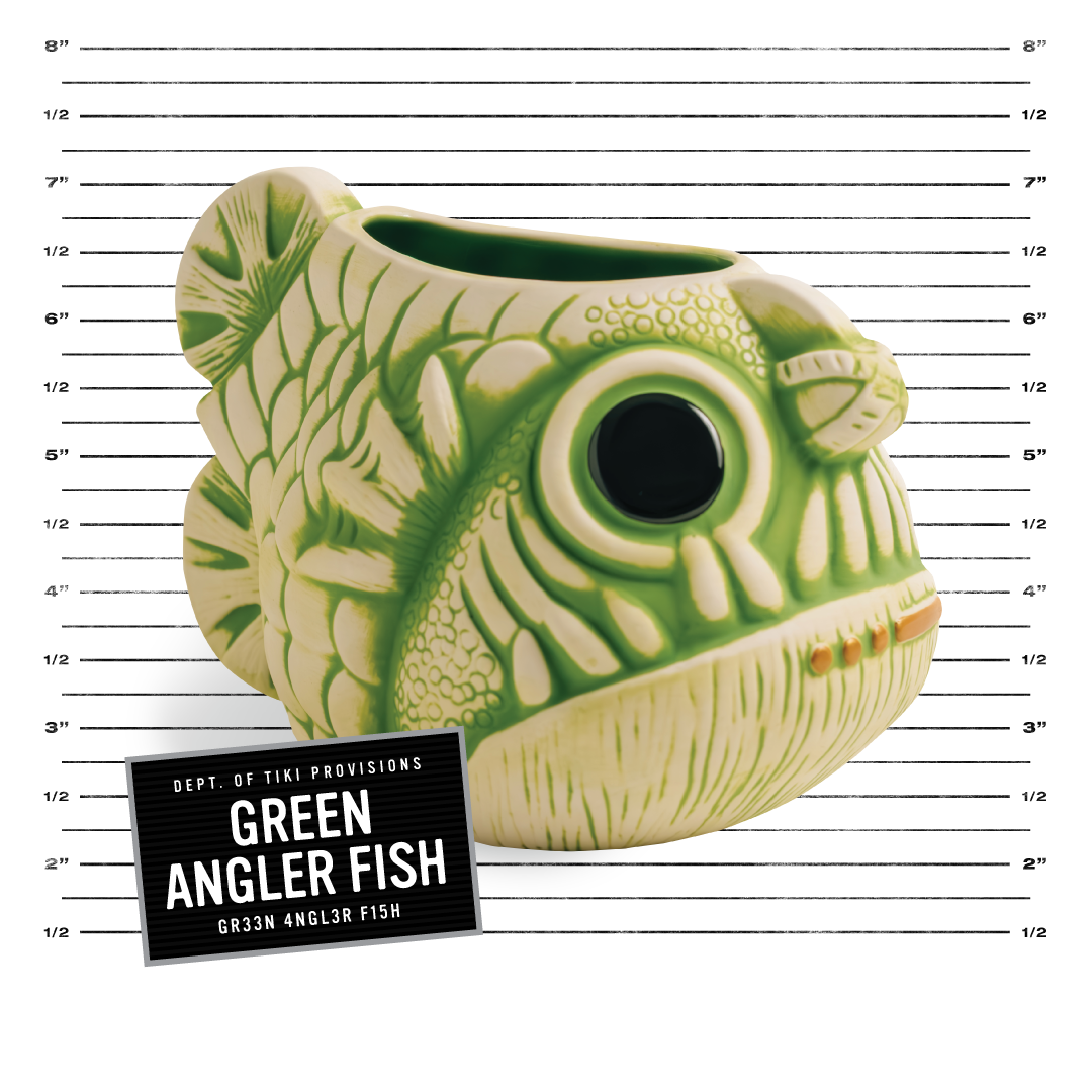 Green Angler Fish – Three Dots and a Dash