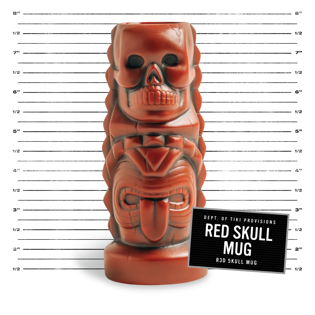 Good ol' Skully - Red – Three Dots and a Dash